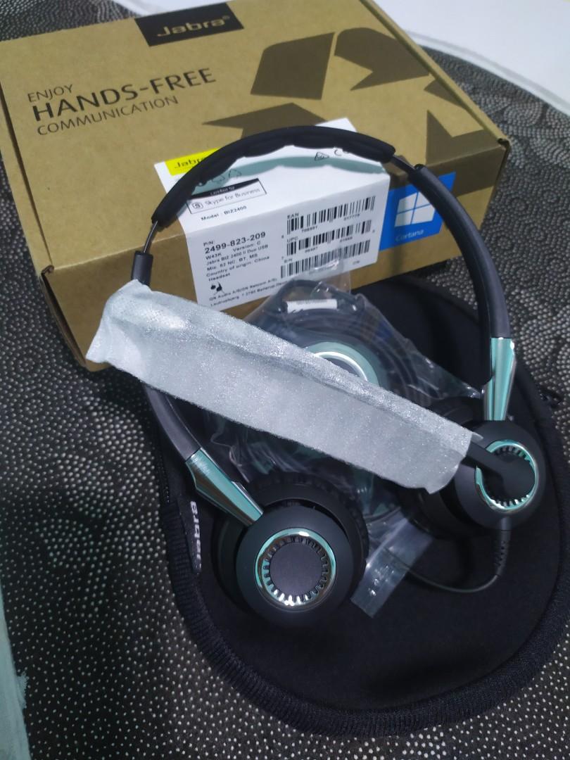 Jabra Biz II DUO USB Mic NC BT MS Audio Headphones Headsets On Carousell