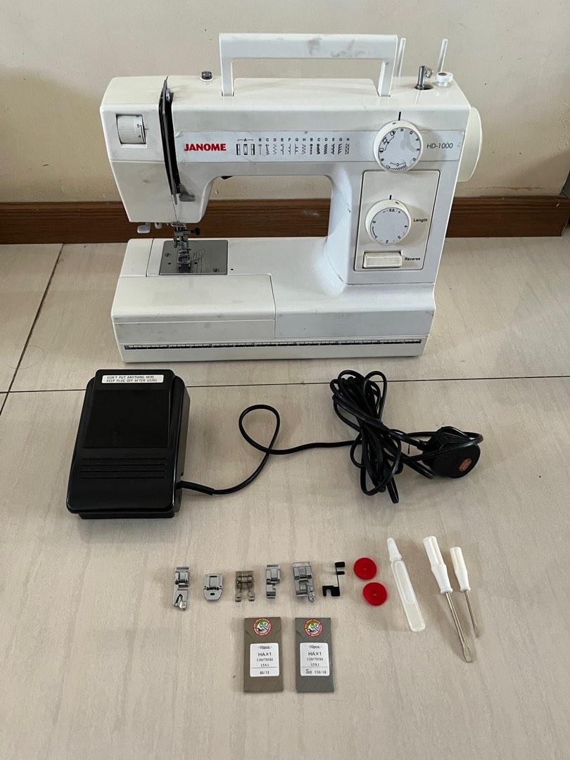Janome Sewing Machine (HD-1000), Hobbies & Toys, Stationery & Craft ...