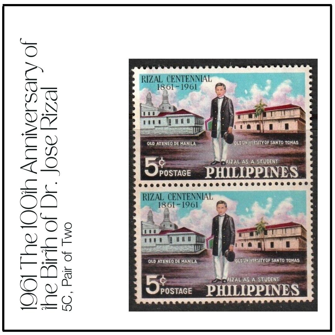 Jose Rizal Stamps Philippine Post Stamp, Hobbies & Toys, Memorabilia & Collectibles, Stamps ...