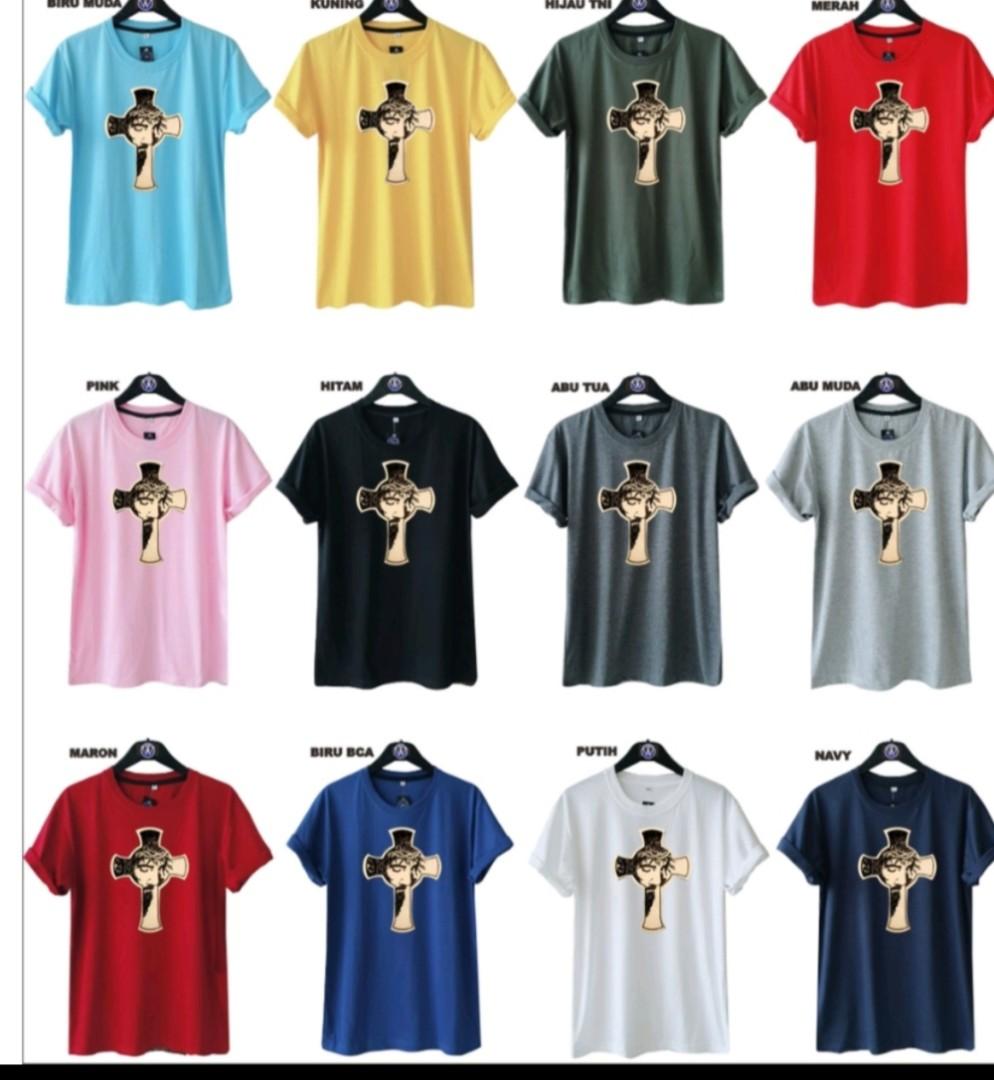 Kaos Tuhan Yesus salib baju Tuhan Yesus salib kaos rohani kristen baju ...