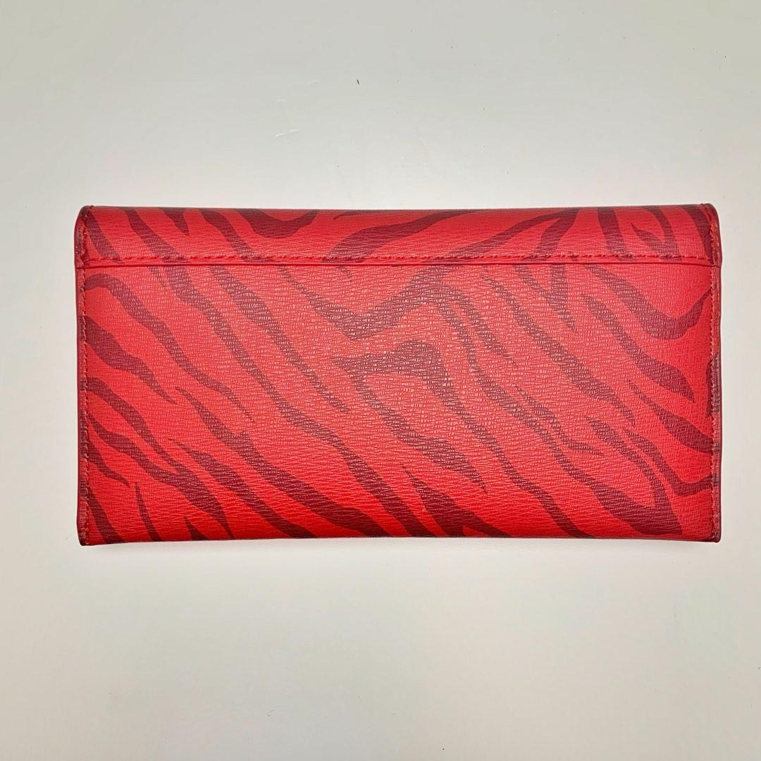 Kate Spade Limited Edition Red Tiger Stripe wallet, Women's Fashion ...