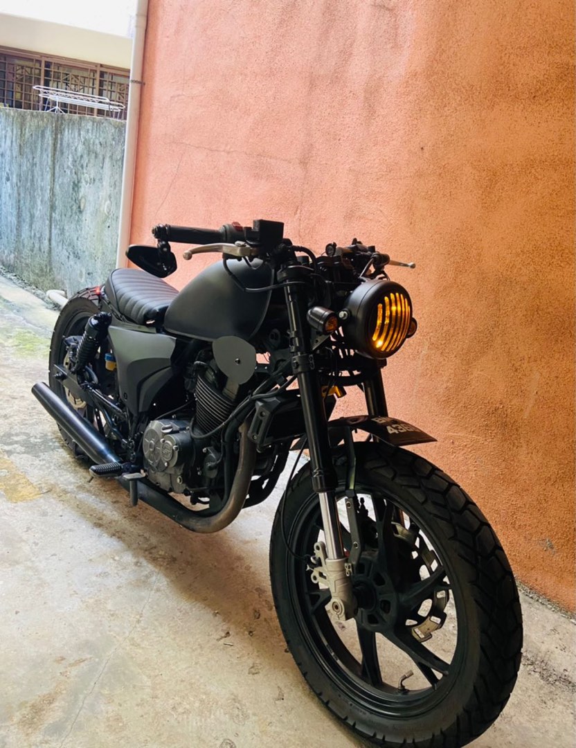 Keeway Cafe Racer 150 Custom, Motorbikes on Carousell