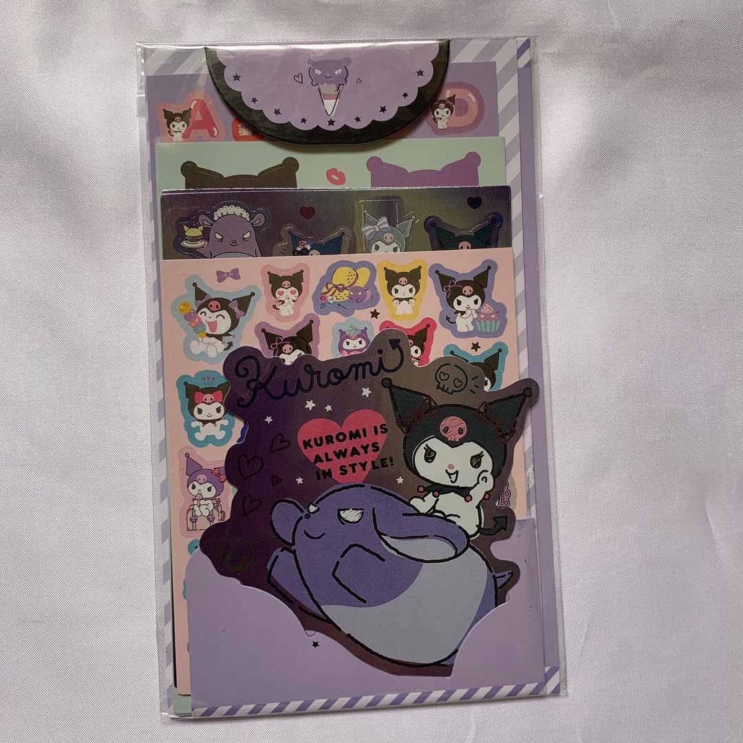 Kuromi Stickers set, Hobbies & Toys, Stationery & Craft, Other Stationery & Craft on Carousell