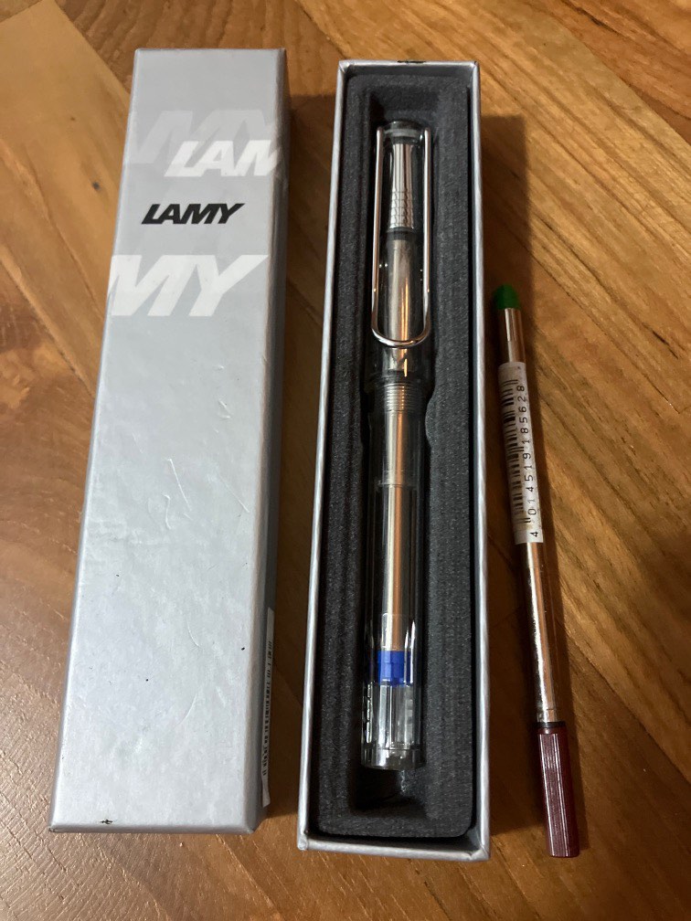 Lamy roller ball pen with one refill, Hobbies & Toys, Stationery ...
