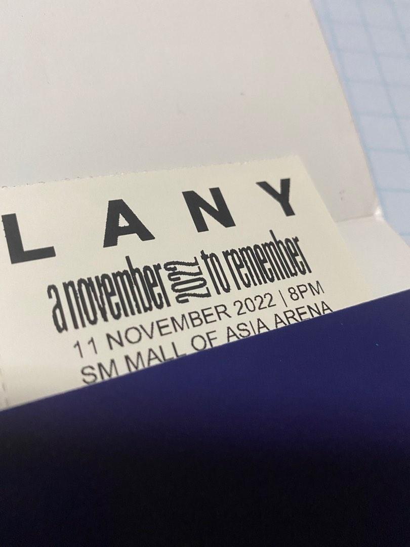 LANY Lower Box A Regular Tickets, Tickets & Vouchers, Event Tickets on ...