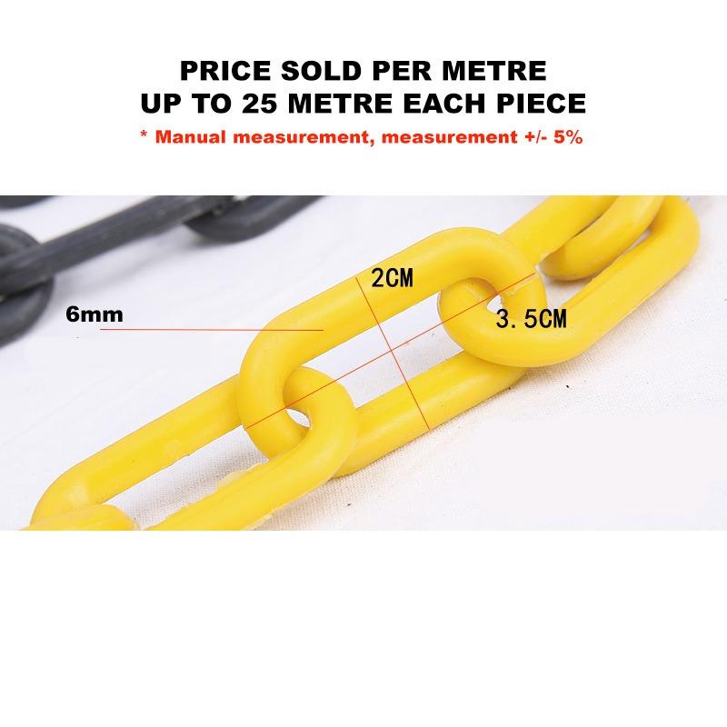 LEAP Plastic Chain | Safety Warning PVC Queue Chain | Barrier Chain ...
