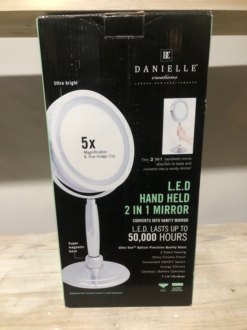 LED Hand Held 2in1 Mirror, Furniture & Home Living, Home Decor, Mirrors ...
