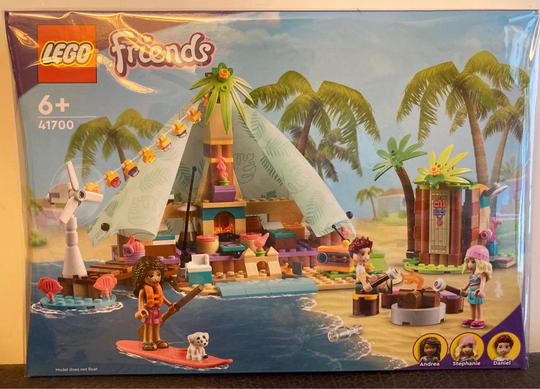 LEGO 41700 FRIENDS BEACH GLAMPING, 興趣及遊戲, 玩具 & 遊戲類 on Carousell