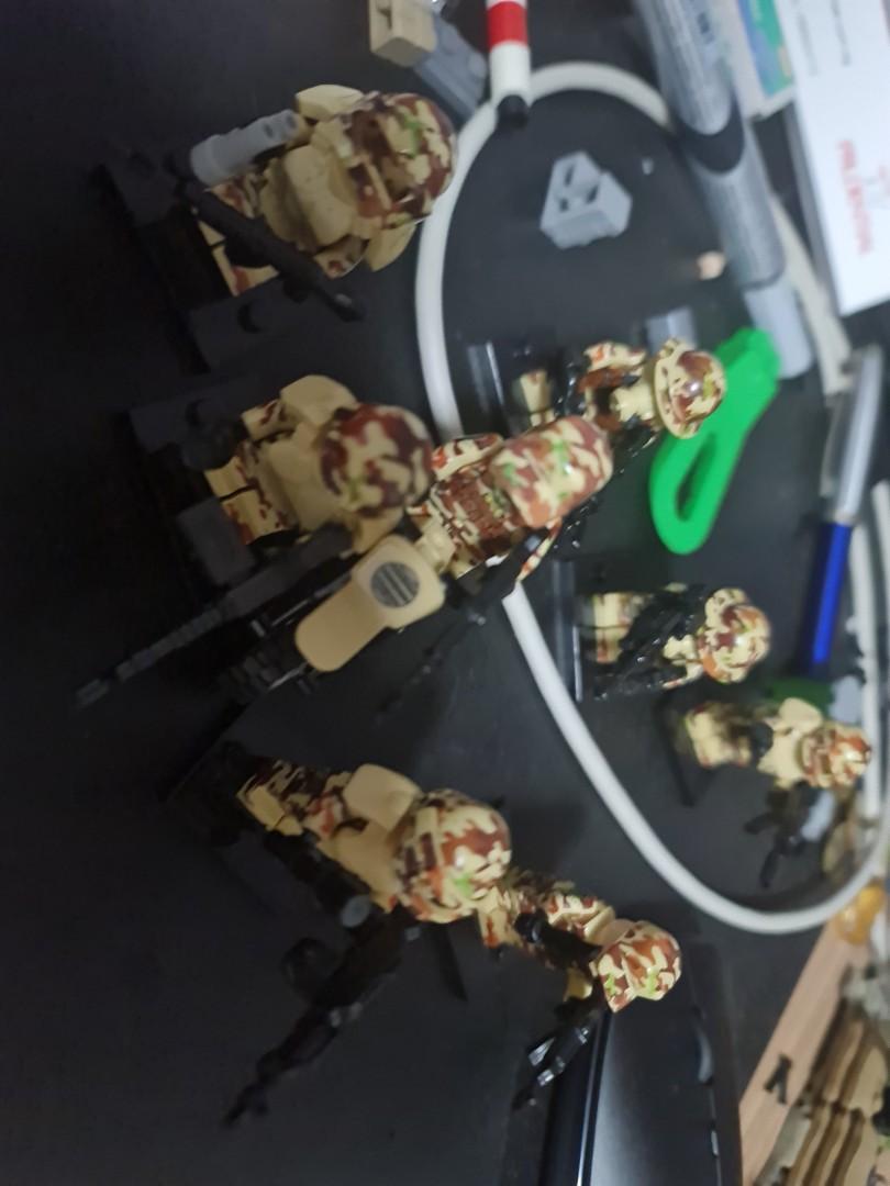 Lego compatible russian special forces set bronkov desert team syria ...