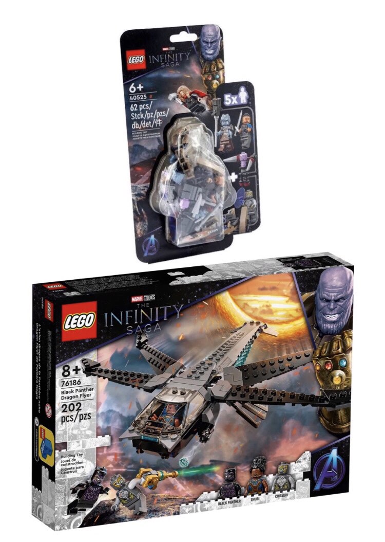 LEGO Marvel Studios Infinity Saga 40525 & 76186 - Endgame Battle Pack ...