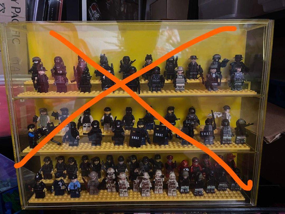 LEGO or brick minifig display cases, Hobbies & Toys, Toys & Games on ...