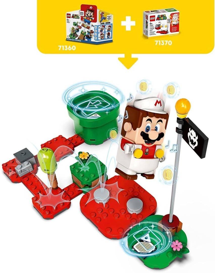 (LEGO) Super Mario Fire Mario Power Up Pack 71370, 興趣及遊戲, 玩具 & 遊戲類 ...