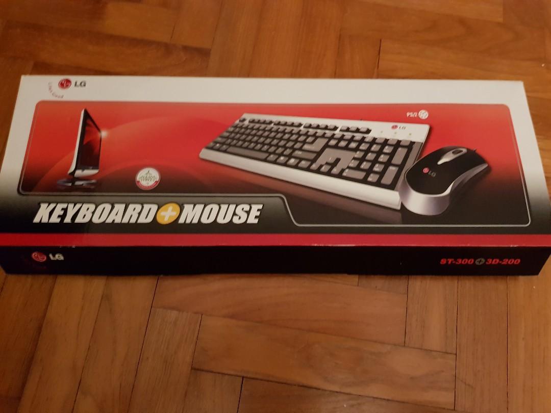 LG PS2 Keyboard and Mouse Set, Computers & Tech, Parts & Accessories ...