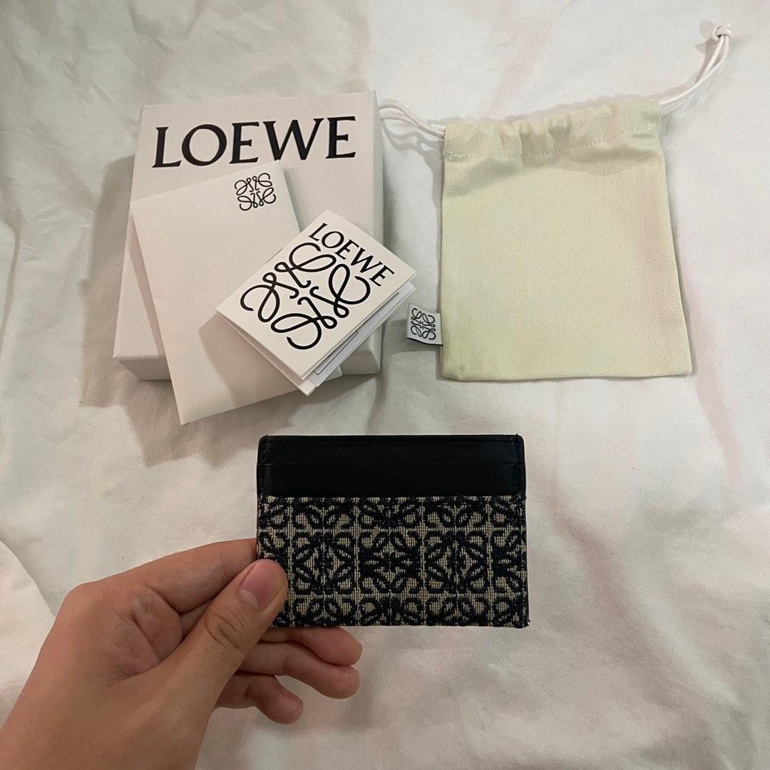 LOEWE Jacquard Card Holder (Authentic), Luxury, Bags & Wallets on Carousell