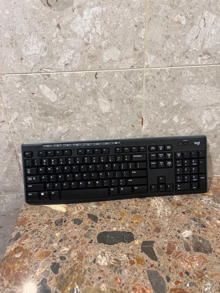 Logitech wireless keyboard, Computers & Tech, Desktops on Carousell
