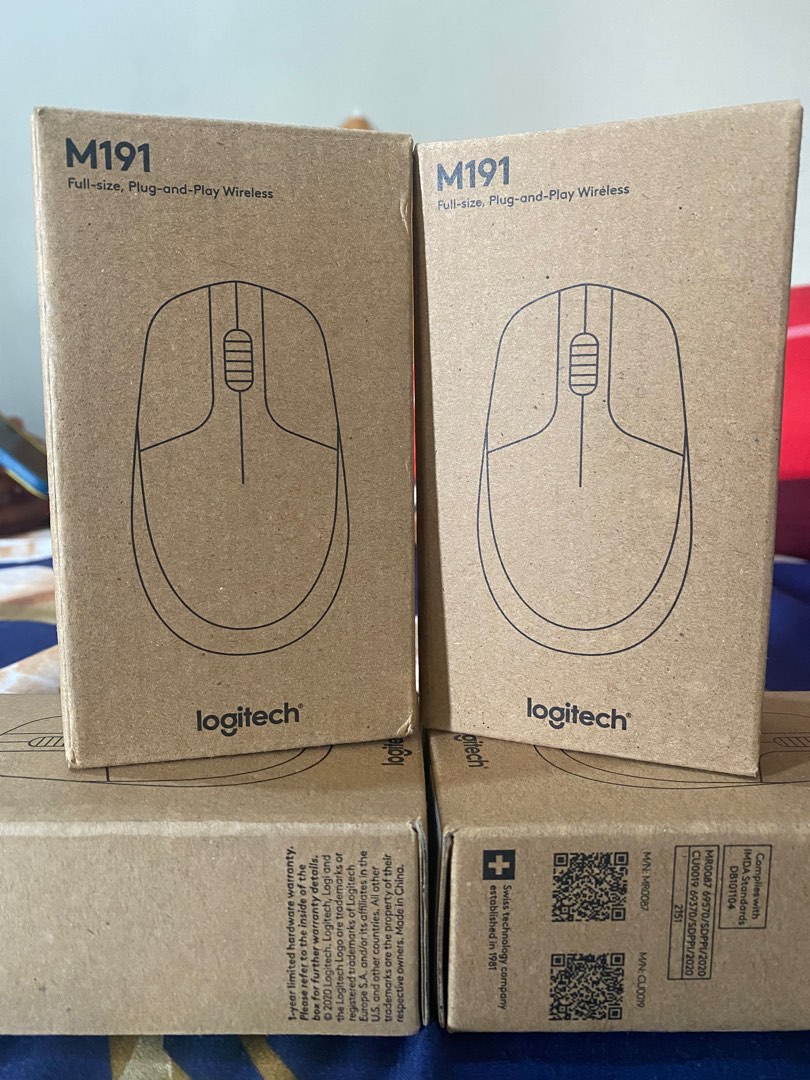 Logitech Wireless Mouse M191, Elektronik, Bagian Komputer & Aksesoris ...