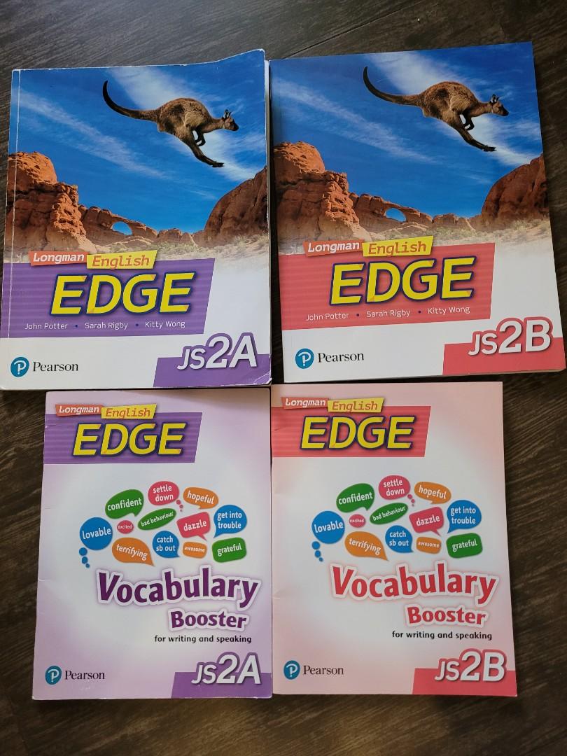 Longman English Edge & Vocabulary JS2A &2B, 興趣及遊戲, 書本 & 文具, 教科書 - Carousell
