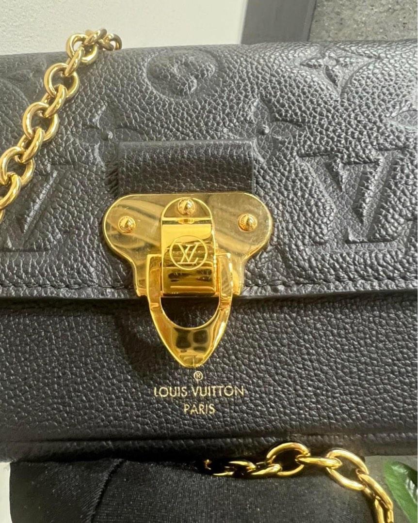 Louis Vuitton VAVIN CHAIN WALLET MONOGRAM EMPREINTE NOIR Bag, Luxury ...