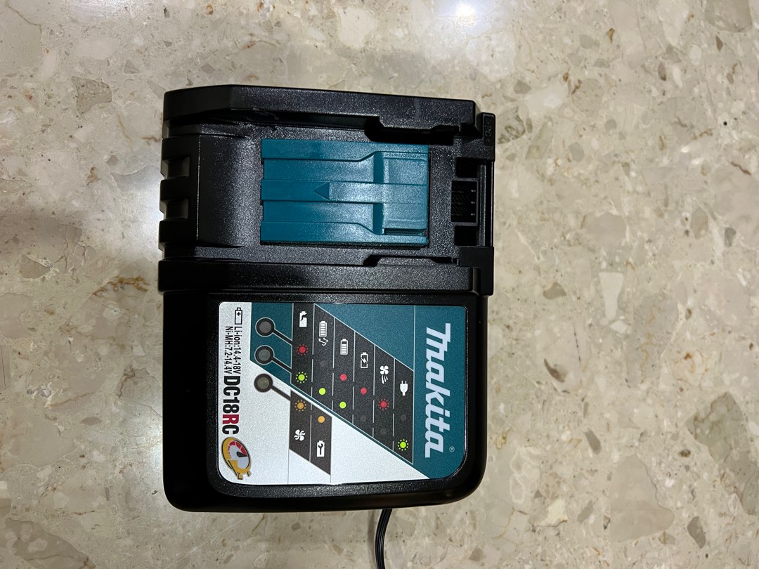 Makita DC18RC Charger 110v, Furniture & Home Living, Home Improvement ...