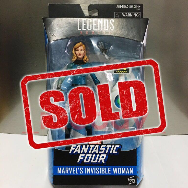 Marvel Legends Infinity War Thor Black Widow Invisible Woman Sue Storm ...