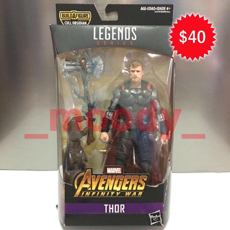 Marvel Legends Infinity War Thor Black Widow Invisible Woman Sue Storm ...