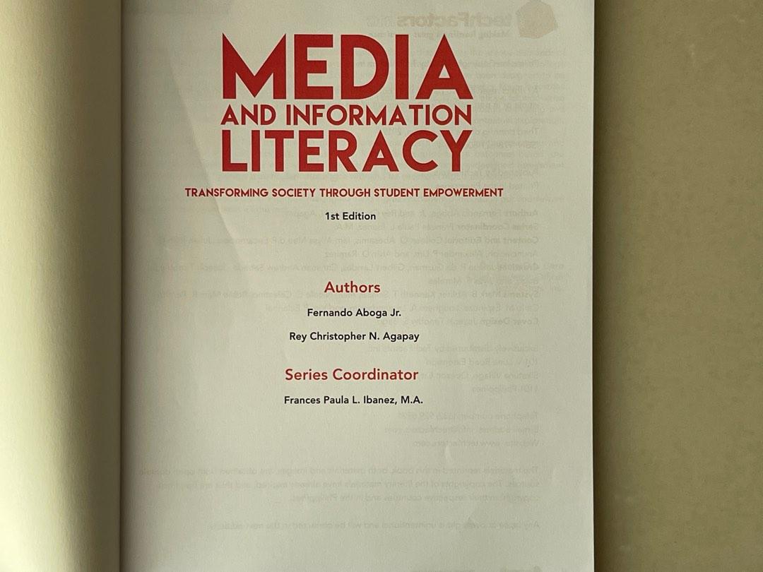 Media and Information Literacy, Transforming Society Through Student ...