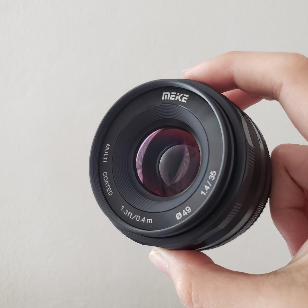 Meike 35mm f1.4 Fujifilm Mount, Photography, Lens & Kits on Carousell