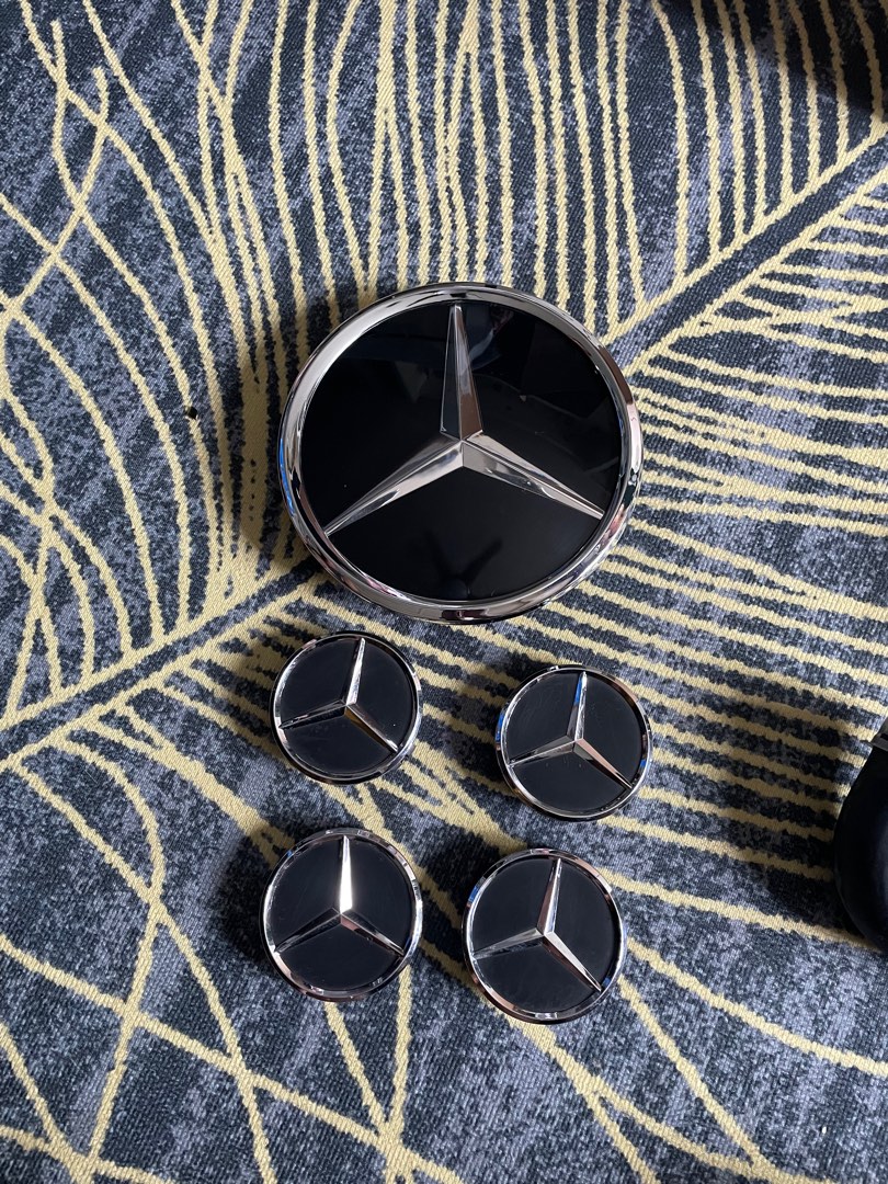 Mercedes 3D Emblem/Wheelcap, Car Accessories, Accessories on Carousell