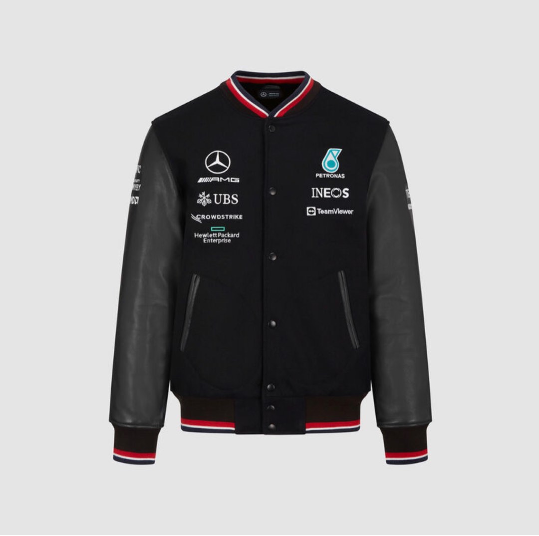 Mercedes AMG F1 Varsity Jacket, Ltd Edition, Men's Fashion, Coats ...
