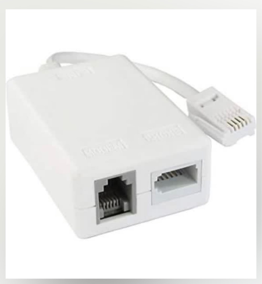 Micro Filter with tail for BT Broadband ADSL Router/Modem, Computers ...