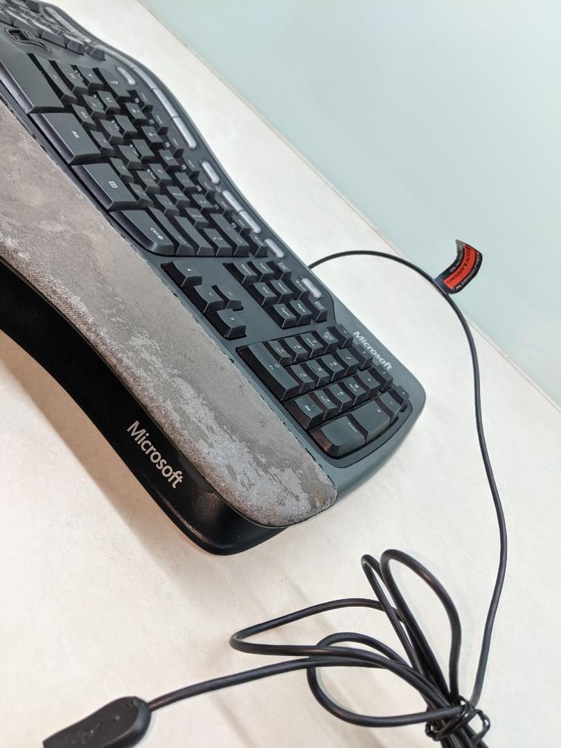 Microsoft Ergonomic Full Keyboard with hotkeys, Computers & Tech, Parts ...