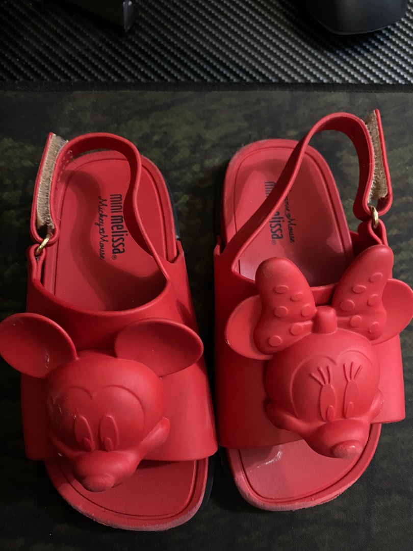 Mini Melissa Mickey and Minnie Slides, Babies & Kids, Babies & Kids ...