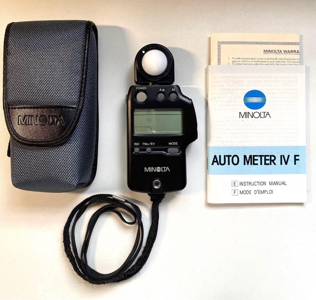 Minolta Auto Meter IV F and Viewfinder 5 Degrees, Photography ...