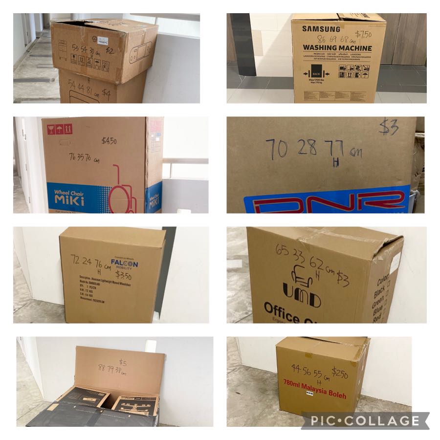 Moving house carton box jumbo huge large medium warehouse extra space ...