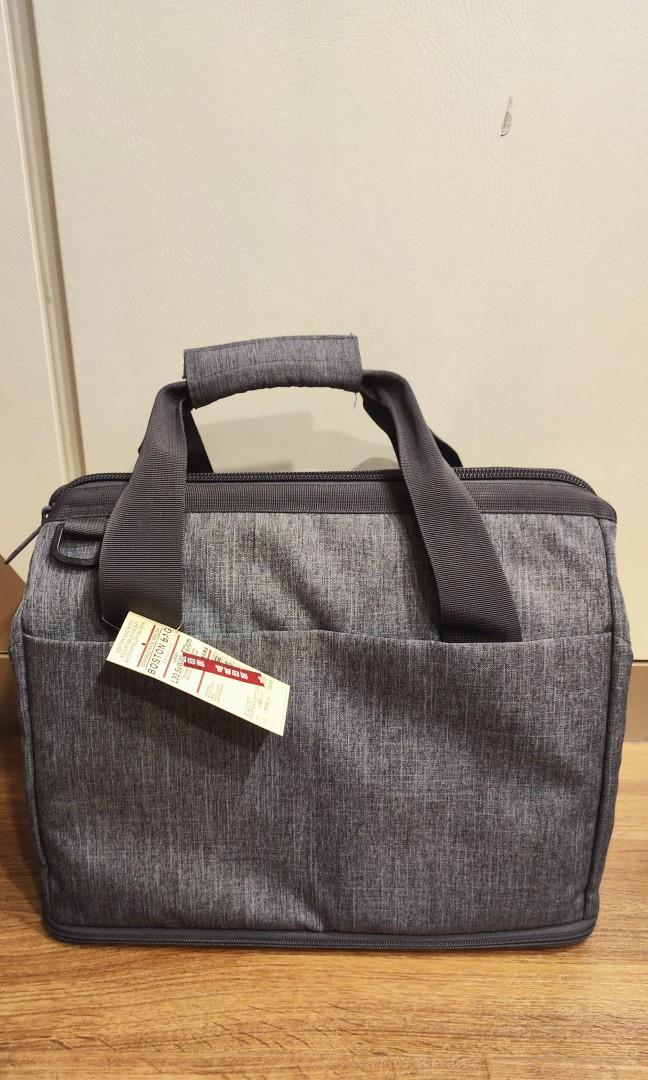 Muji Boston Bag Grey, Men's Fashion, Bags, Sling Bags on Carousell