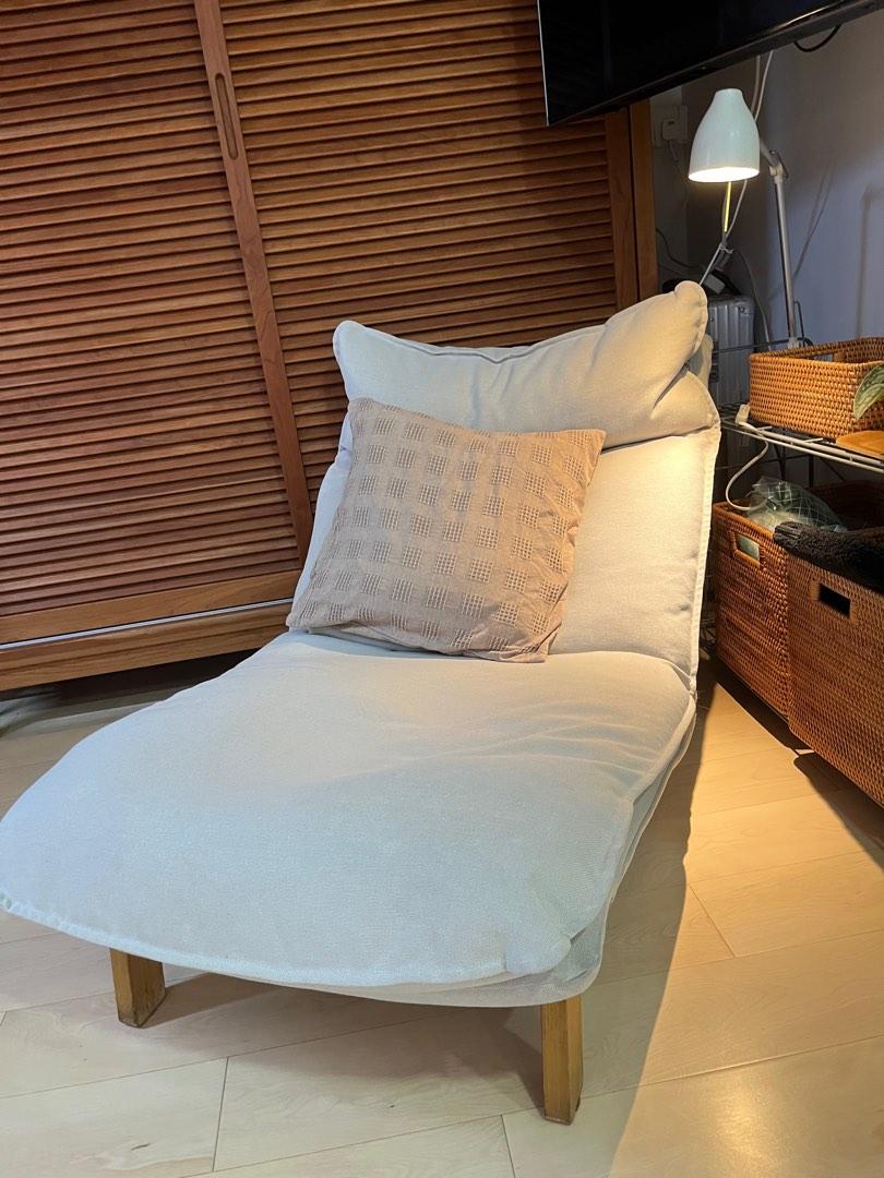 Muji high back reclining sofa, Furniture & Home Living, Furniture ...