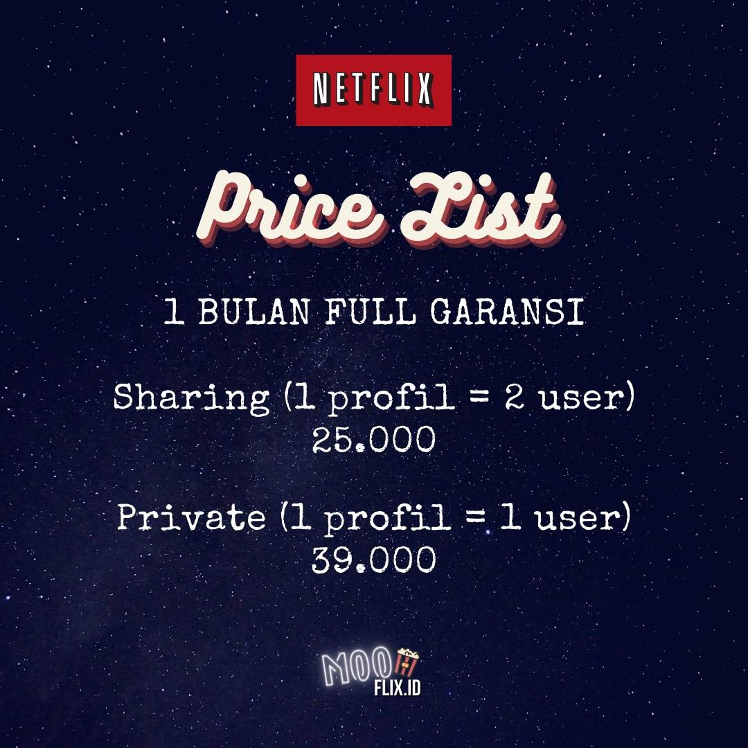 NETFLIX premium sharing & private bergaransi, Serba Serbi, Others di ...