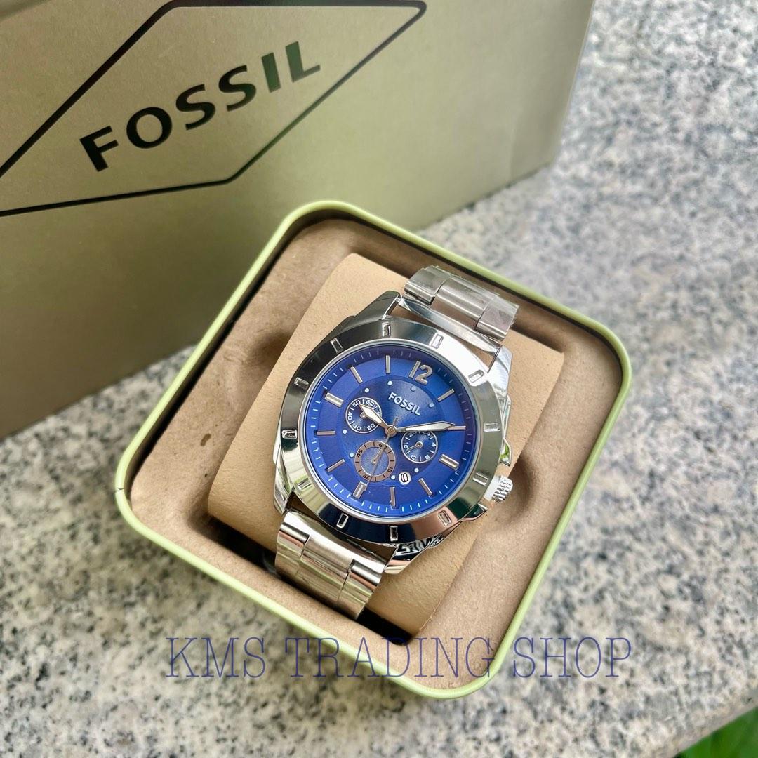 NEW! FOSSIL Watch for Men with DATE Quartz Japan Movement free paper ...