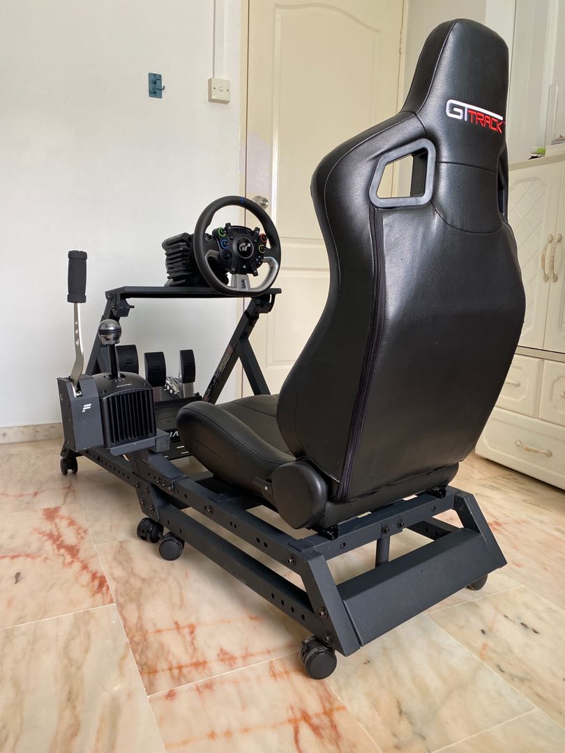 Next Level Racing GT Track with Fanatec Setup Racing Simulator, Hobbies ...