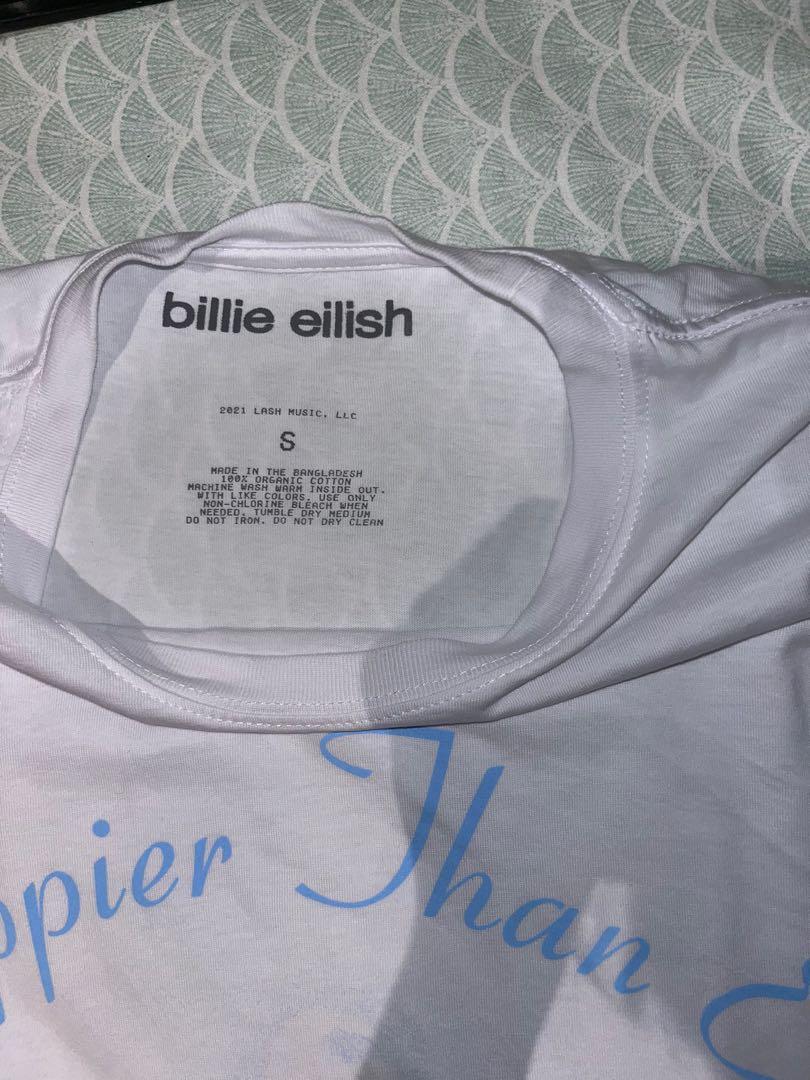 official billie eilish concert merch, exclusive 2022 happier than ever ...