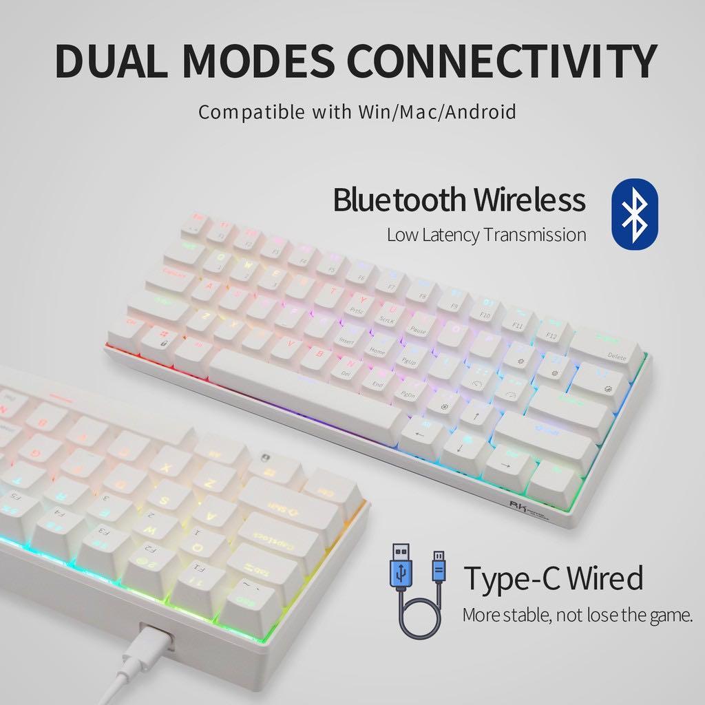 Official RK ROYAL KLUDGE RK61 Mechanical Keyboard, Computers & Tech, Parts & Accessories ...