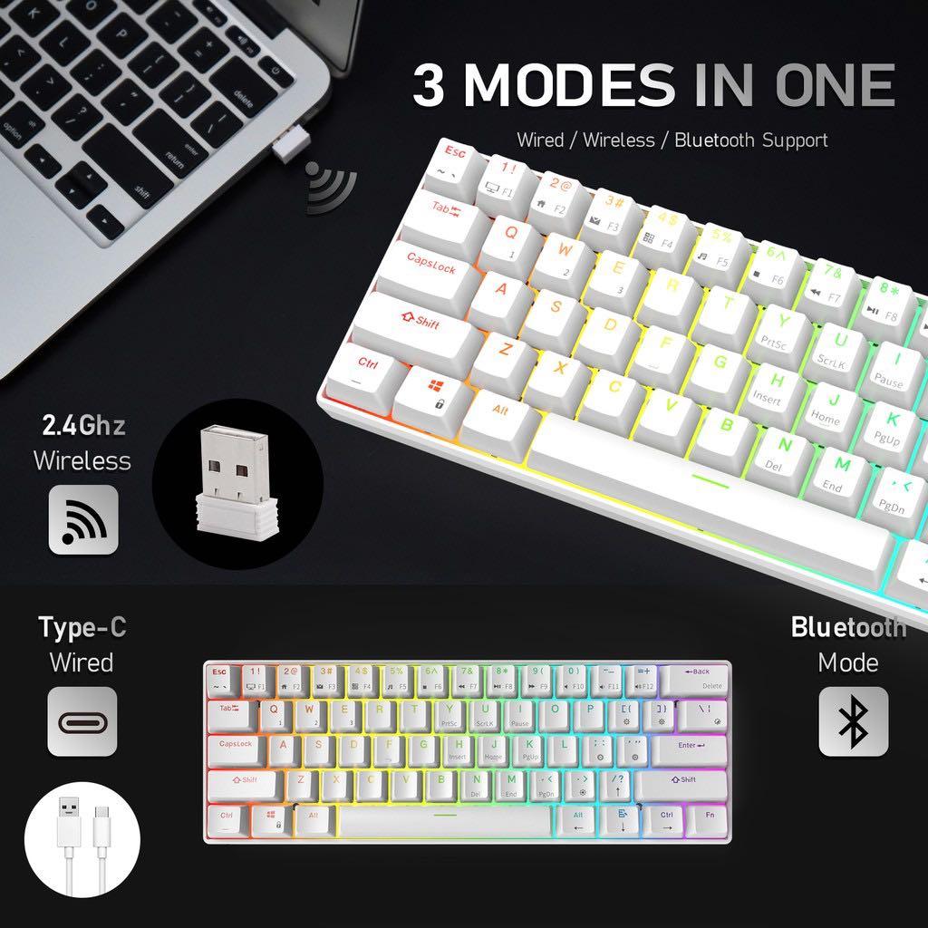 Official RK ROYAL KLUDGE RK61 Mechanical Keyboard, Computers & Tech, Parts & Accessories ...