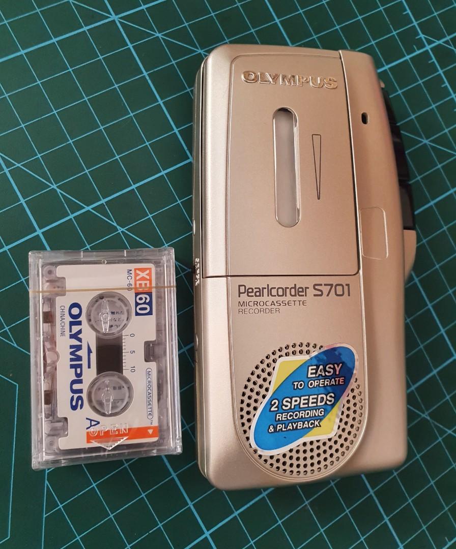 Olympus microcassette recorder - S701 with Aiwa n Sanyo throw-in, Audio, Portable Music Players ...