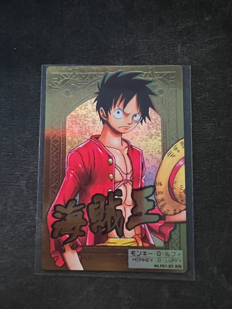 One Piece TCG AR Carddass Formation 01 KR King Rare Monkey D Luffy ...