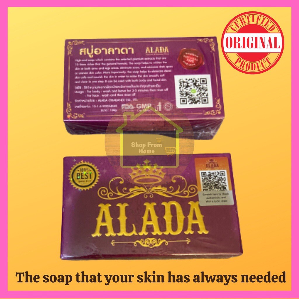 [Original] ALADA Instant Whitening Soap 160g from Thailand Bestseller ...