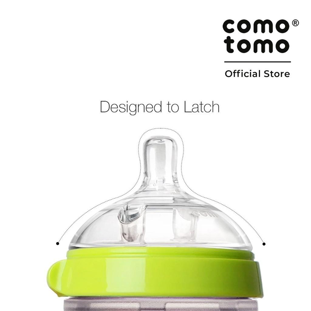 Original Comotomo bottle 150ml with FREE NIPPLE 1 hole, Babies & Kids ...