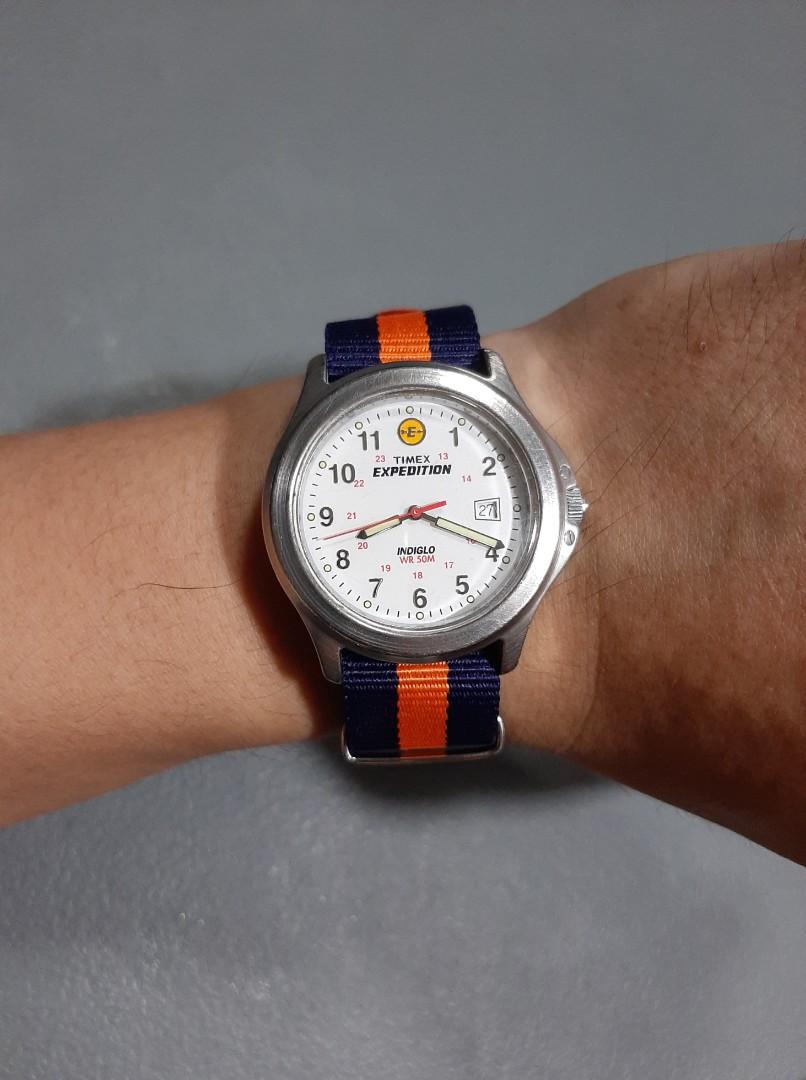 Original Timex Expedition Indiglo Unisex Watch, Men's Fashion, Watches ...