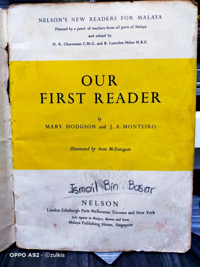 Our first reader vintage school book, Hobbies & Toys, Collectibles ...