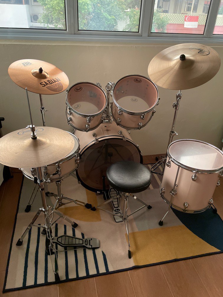 Pearl Target Drumset, Hobbies & Toys, Music & Media, Musical ...
