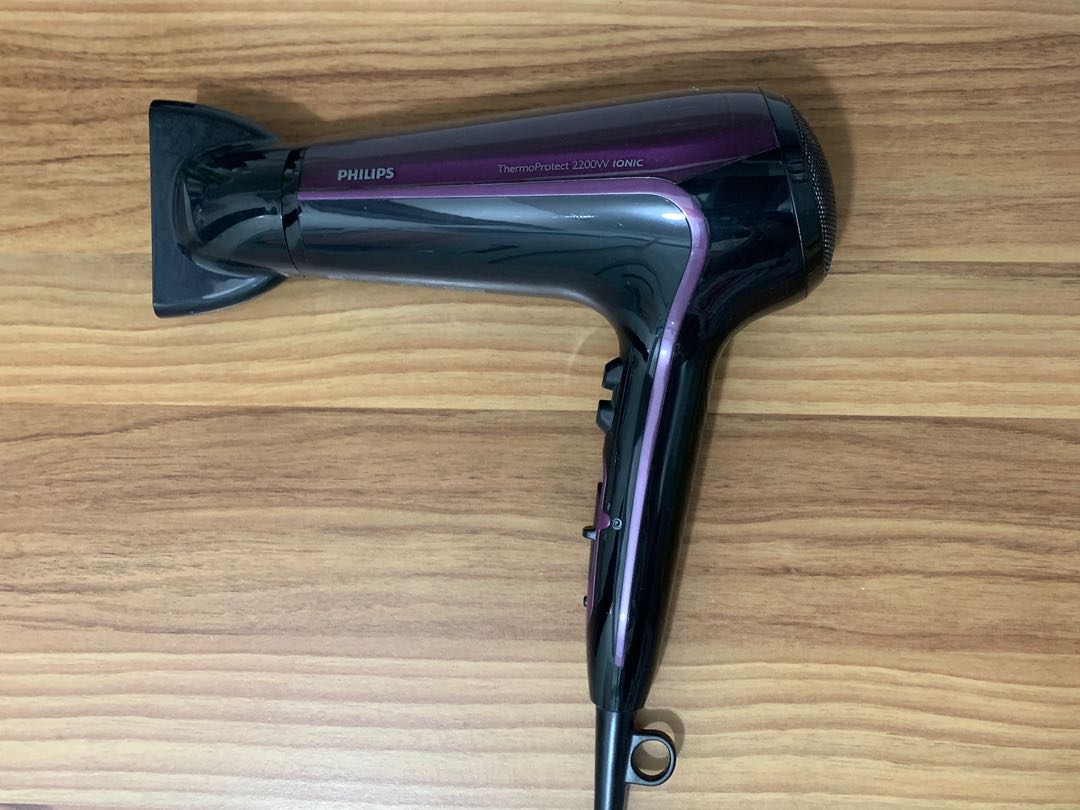 PHILIPS HP8233/03 ThermoProtect Ionic Hairdryer 2200W, Beauty ...